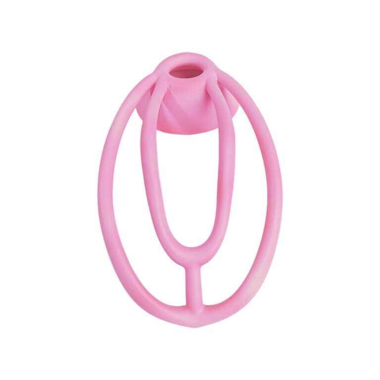 FUFU CLIP PINK PETAL ROUND OPEN RING FEMININE - FuFu Clip